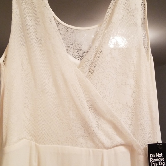Express | Dresses | Nwt White Express Dress Lace Wedding Bridal | Poshmark